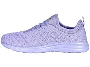 apl: athletic propulsion labs women's techloom phantom shoes, bellflower/pristine, 7.5