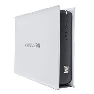 avolusion pro-5x series 3tb usb 3.0 external gaming hard drive for ps5 game console (white) - 2 year warranty