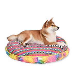 Universal Studios Trolls Good Luck Trolls Dog Napper Bed | Soft Dog Bed, Multicolor Rainbow Dog Bed | Comfortable Dog Bed for Dogs | Pet Bed, Dog Mat, Crate Bed, Puppy Bed, Trolls Dog Bed