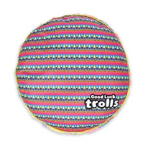 Universal Studios Trolls Good Luck Trolls Dog Napper Bed | Soft Dog Bed, Multicolor Rainbow Dog Bed | Comfortable Dog Bed for Dogs | Pet Bed, Dog Mat, Crate Bed, Puppy Bed, Trolls Dog Bed