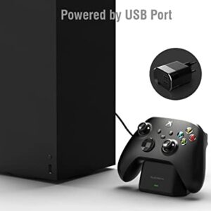 ElecGear Xbox Solo Charging Dock with 1200mAh Rechargeable Battery, Wall Mount and Desktop Dual Purposes USB Charger Stand Docking Station for Xbox Series X|S, Xbox One, S, X Wireless Controller