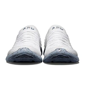 APL: Athletic Propulsion Labs Women's Techloom Wave Sneaker, White/Frozen Grey/Speckle, 8