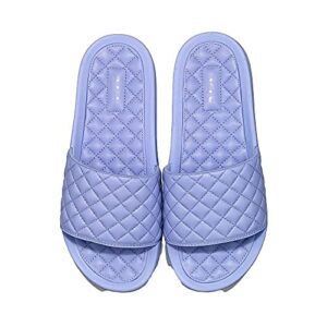 apl: athletic propulsion labs women's lusso slide, bellflower, 8