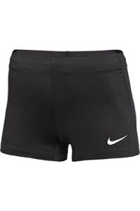 nike womens dri fit stock compression shorts (medium, black)