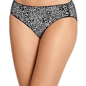 Jockey Women's Underwear No Panty Line Promise Tactel Bikini, Mixed Animal, 7