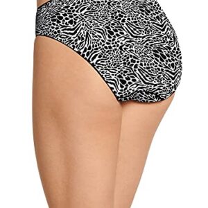 Jockey Women's Underwear No Panty Line Promise Tactel Bikini, Mixed Animal, 7