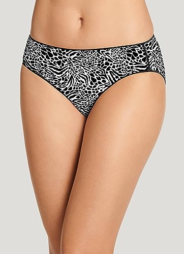 Jockey Women's Underwear No Panty Line Promise Tactel Bikini, Mixed Animal, 7