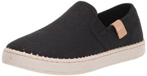 ugg women's luciah sneaker, black, 7.5