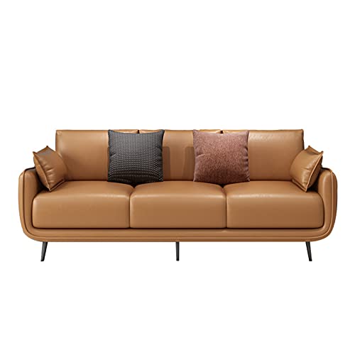 ANYURAN PU Leather Corner Sofa, Single+Small Double+Triple Modern Corner Couch Settee for Living Room Office Lounge