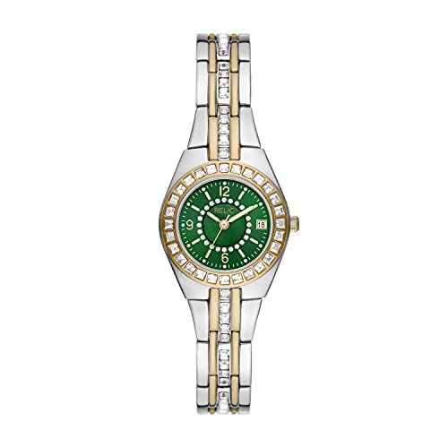 Relic by Fossil Women's Quartz Watch with Alloy Strap, Two-Tone, 12 (Model: ZR12652), Green