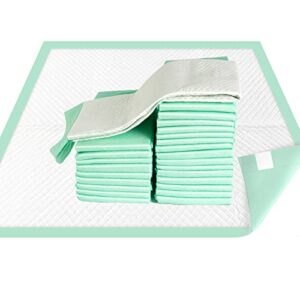 MILDPLUS Disposable Underpads with Adhesive Tapes 23'' X 36'' Chucks Pads Heavy Absorbency Incontinence Pads, Waterproof Pee Pads, Thicker Chux Pads for Unisex Adult, Kids and Pet (40 Count)