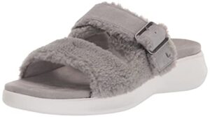 koolaburra by ugg women's pasea slide sandal, wild dove, 10