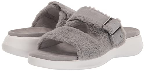 Koolaburra by UGG Women's PASEA Slide Sandal, Wild Dove, 10