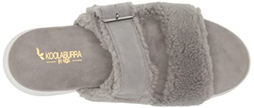 Koolaburra by UGG Women's PASEA Slide Sandal, Wild Dove, 10