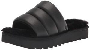 koolaburra by ugg women's brb slide sandal, black, 8