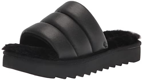 Koolaburra by UGG Women's BRB Slide Sandal, Black, 8