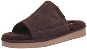 koolaburra by ugg men's dawsen slipper, chocolate brown, 11