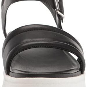 UGG Women's Zayne Ankle Strap Sandal, Black White, 8