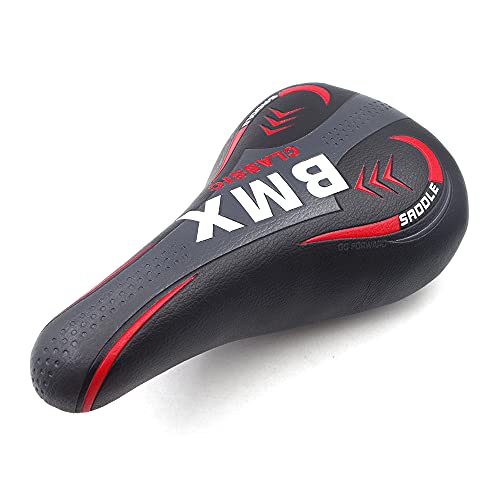 WALGUN BMX Bike Saddles Kids Bike Seat for Freestyle Juvenile BMX Bike 22.2mm Seatpost Bicycle Saddles Child Strider Bike Seat