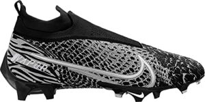 nike vapor edge elite 360 obj animal print ci4751-001 black men's football cleats 8 us