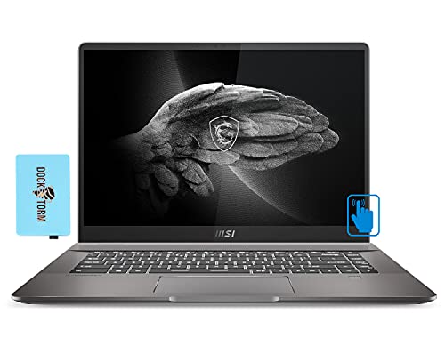 MSI Creator Z16 A11UET-013 16" Premium Professional Laptop (Intel i7-11800H 8-Core, 64GB RAM, 1TB PCIe SSD, RTX 3060, 16" Touch Wide QXGA (2560x1600), Fingerprint, WiFi, Win 10 Pro) with Hub