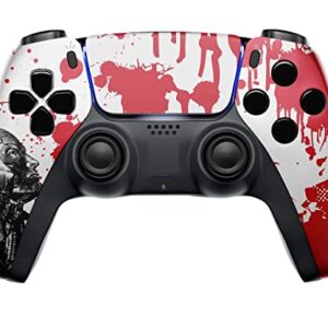 Custom Wireless Controller compatible with PS5 Exclusive Unique Design | Personalize Your Gaming Experience with Unique Design and Exceptional Performance| Compatible with Playstation 5 (Zombie)