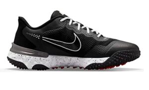 nike alpha huarache elite 3 baseball turf shoes black | white size 9