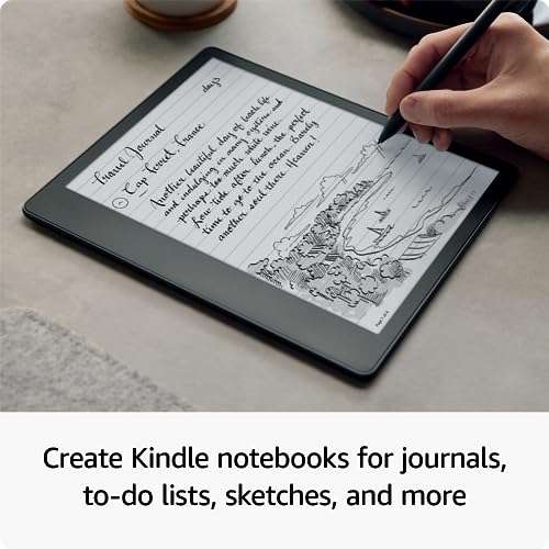 Kindle Scribe (16 GB) the first Kindle for reading, writing, journaling and sketching - with a 10.2” 300 ppi Paperwhite display, includes Premium Pen