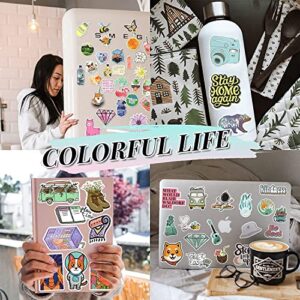 LIFEBE 500pcs Stickers Pack for Water Bottles, Waterproof Cute Vsco Laptop Stickers for Teens, Aesthetic Vinyl Decals for Kids, Bulk Stickers for Adults