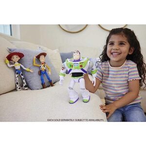 Mattel Pixar Toys Buzz Lightyear Large Action Figure, Posable with Authentic Detail, Toy Collectible, 12 Inch Scale