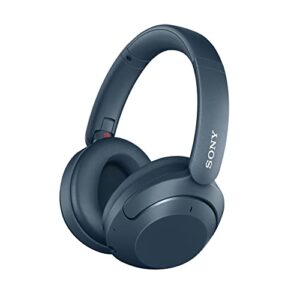 sony wh-xb910n extra bass noise cancelling headphones, wireless bluetooth over the ear headset with microphone and alexa voice control, blue (amazon exclusive)