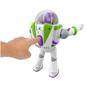 Mattel Toy Story 4 Movie Toys, Buzz Lightyear Talking Action Figure with Karate Chop Motion and 20 Phrases and Sounds