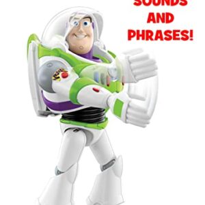 Mattel Toy Story 4 Movie Toys, Buzz Lightyear Talking Action Figure with Karate Chop Motion and 20 Phrases and Sounds