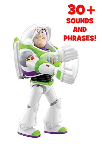 Mattel Toy Story 4 Movie Toys, Buzz Lightyear Talking Action Figure with Karate Chop Motion and 20 Phrases and Sounds