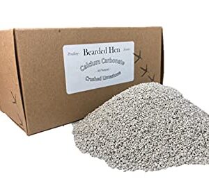 Bearded Hen - Poultry Fowl Calcium Carbonate - All Natural Crushed Limestone - Wild Turkey, Game Bird, Egg Laying Hen, Duck, Chicken (3 Pounds)