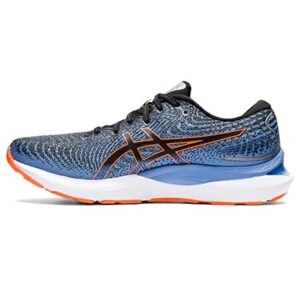 asics men's gel-cumulus 24 running shoes, 11.5, black/shocking orange