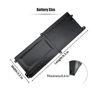 INTIFO 90Wh DT9XG Laptop Battery Compatible with Dell Alienware Area-51m R1 R2 ALWA51M-D1968W D1969PW D1733B D1746W D1735DB D1733PB D1766W D1748DW Series 07PWKV 0KJYFY [11.4V 90Wh 6-Cell]