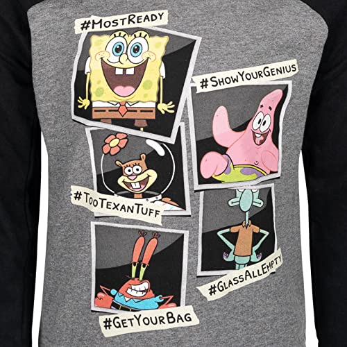 SpongeBob SquarePants Patrick Squidward Little Boys 2 Pack T-Shirts Blue/Black 7-8