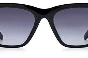 Fossil Women's Female Sunglass Style FOS 3121/S Cat Eye, Black/Gray Shaded, 54mm, 18mm