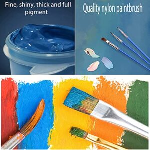 Paint by Numbers for Adults and Kids,DIY Oil Painting Kit on Canvas with Paintbrushes and Acrylic Pigment, Arts Craft for Home Wall Decor- Flower 16" W X 20" L