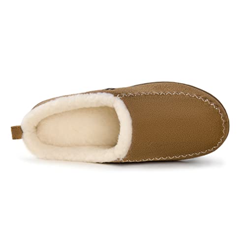 RockDove Women's Dakota Faux Shearling Lined Slip-On, Size 9-10 US Women, Beige