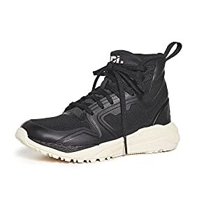 APL: Athletic Propulsion Labs Women's Techloom Defender Sneakers, Black/Pristine, 7 Medium US