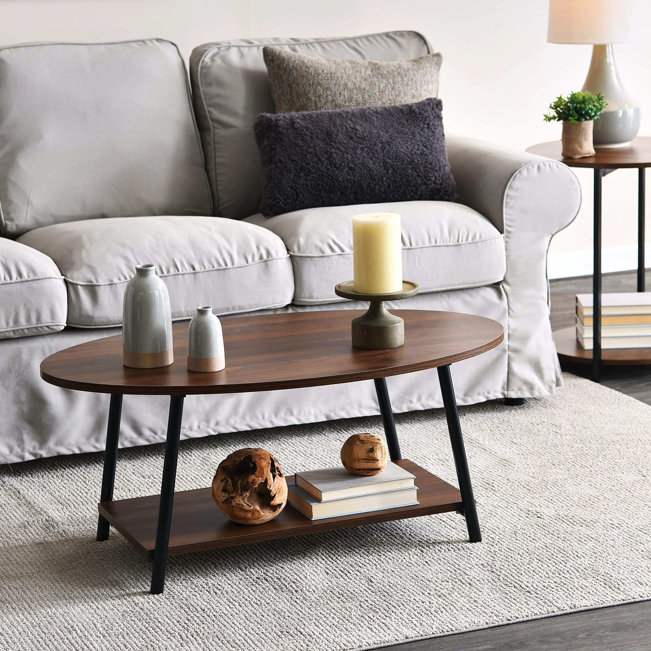 Household Essentials Coffee Table, Brown