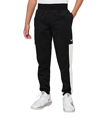 Nike Boy's Elite Pants (Big Kids) Black/Black/Black/White LG (14-16 Big Kid)