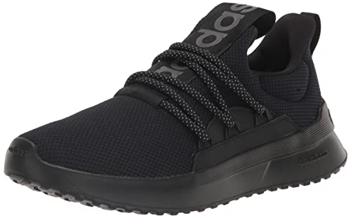 adidas Men's Lite Racer Adapt 5.0 Running Shoe, Black/Black/Grey, 10.5