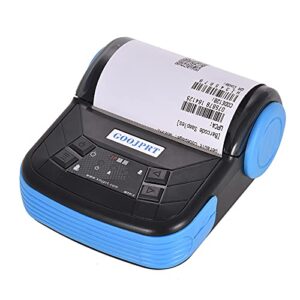 bisofice pos printer mini printer pocket printer mtp-3 80mm bt thermal printer portable lightweight for supermarket ticket receipt printing