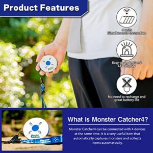 MonsterCatcher4 for Pokemon GO 4 Accounts, Auto Catch, Spin, Speedy Upgrade to Earn Candy, XP & Stardust, Always on One Touch Reconnection