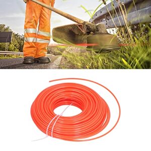 Fdit 3mm Brush Cutter Nylon Rope Round Nylon Rope Wire Brush Cutting Machine Line Cord Wire Grass Trimmer Replacement Accessory for Trimming Spool of Lawn Mower