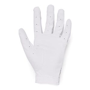 Under Armour Boys' UA Youth IsoChill Golf Gloves , White (100)/Steel , Left Hand Youth Medium