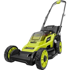 ryobi p1108btl one+ 18v 13 in. cordless battery walk behind push lawn mower (tool only)